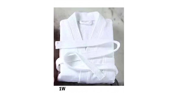 100% Cotton Soft Plain House Robe W/ Pockets