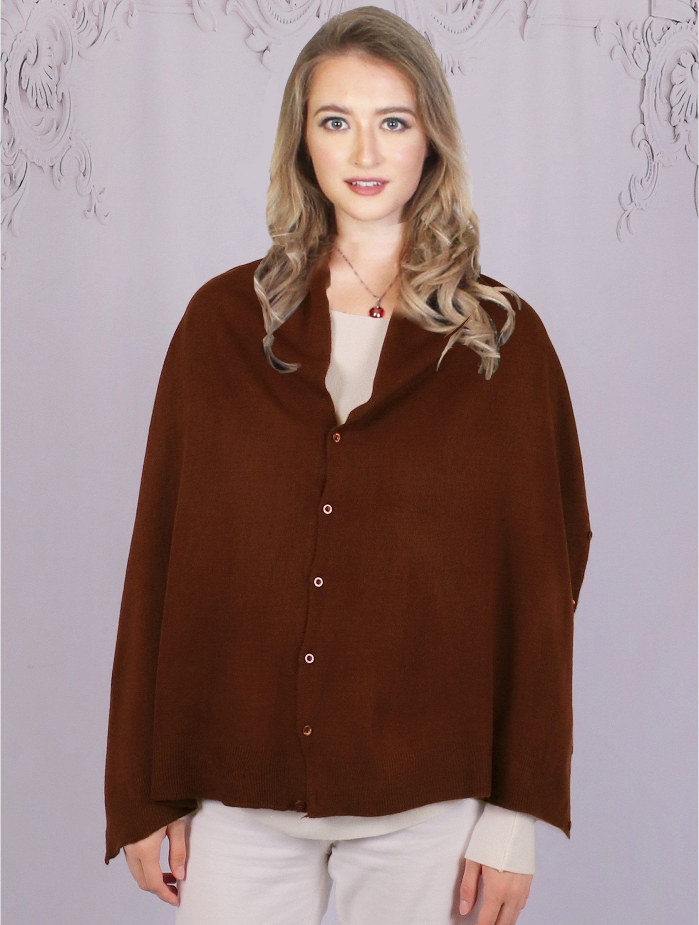 Multi-Use Scarf/Cape W/Buttons