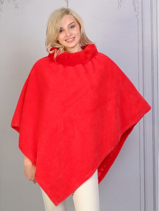 Soft Faux Fur Cape