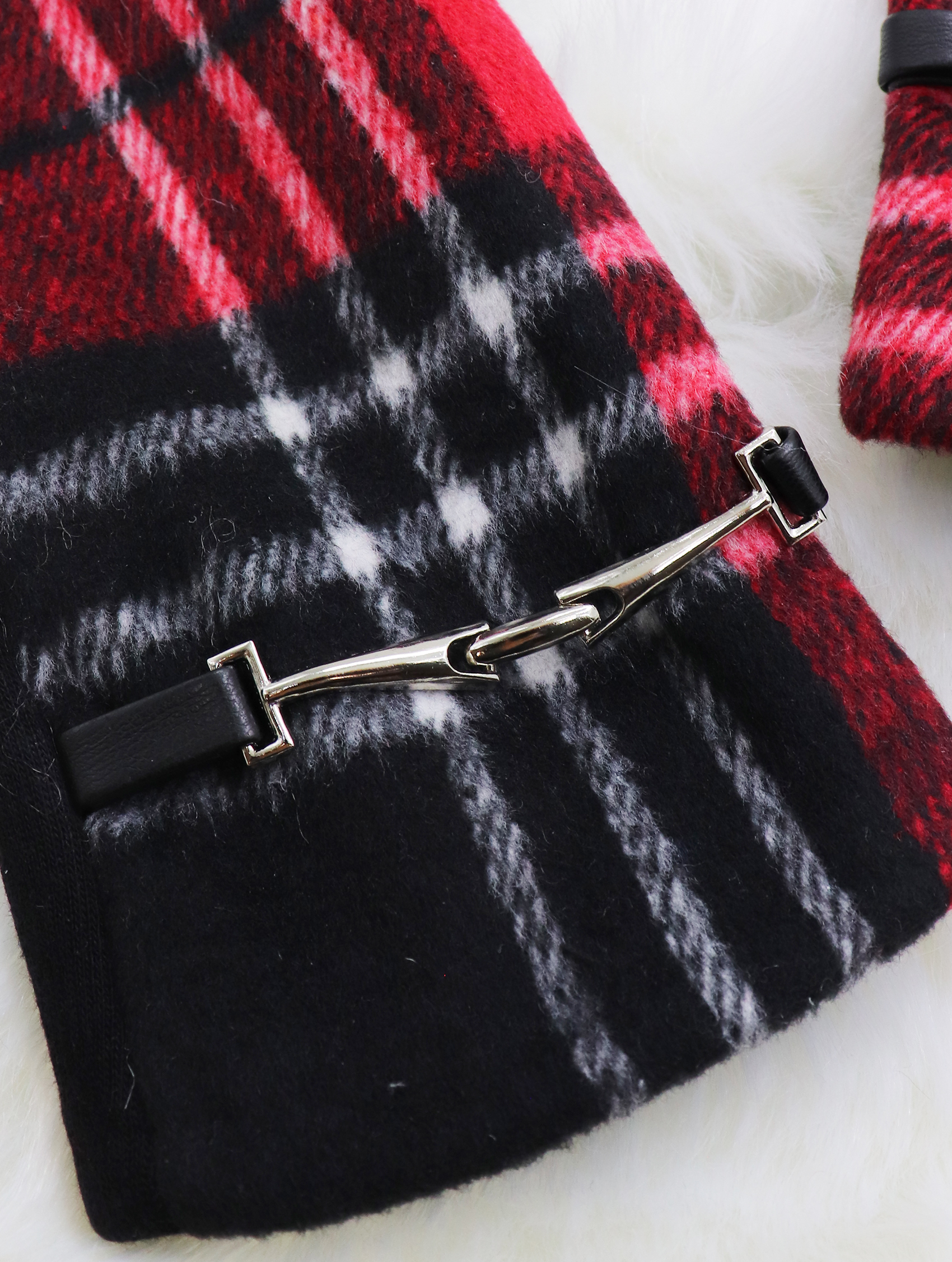 Plaid Touch Screen Glove