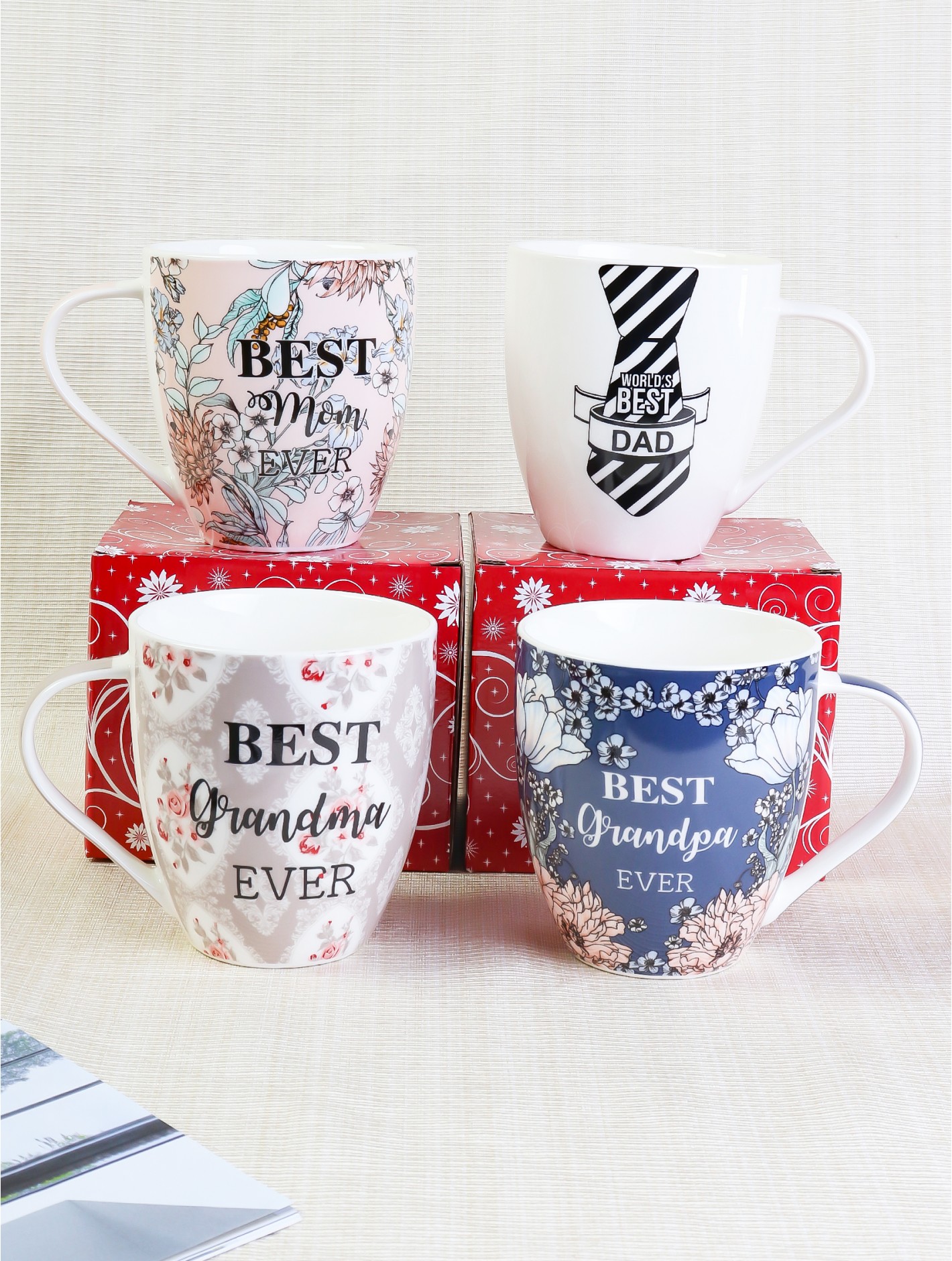 "Best Grandma Ever" Mug With Gift Box