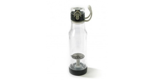 Travel Infuser Bottle – Black Cap