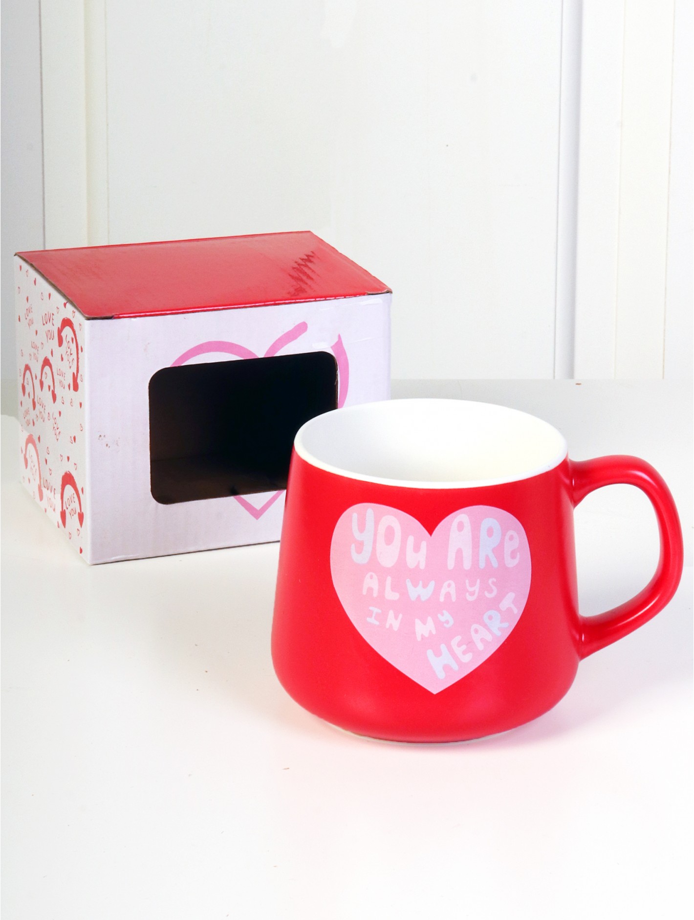 Heart Print Mug