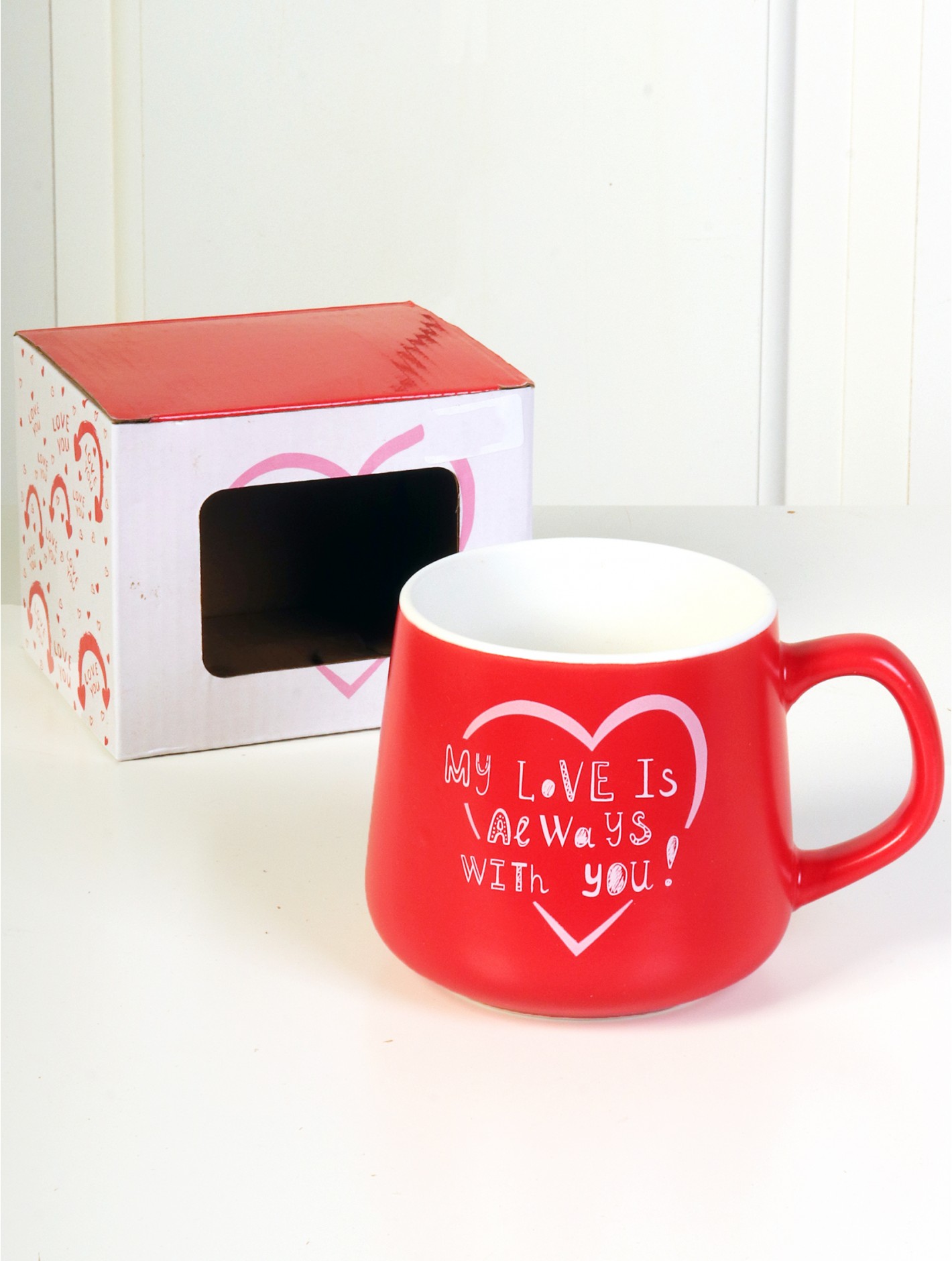 Heart Print Mug