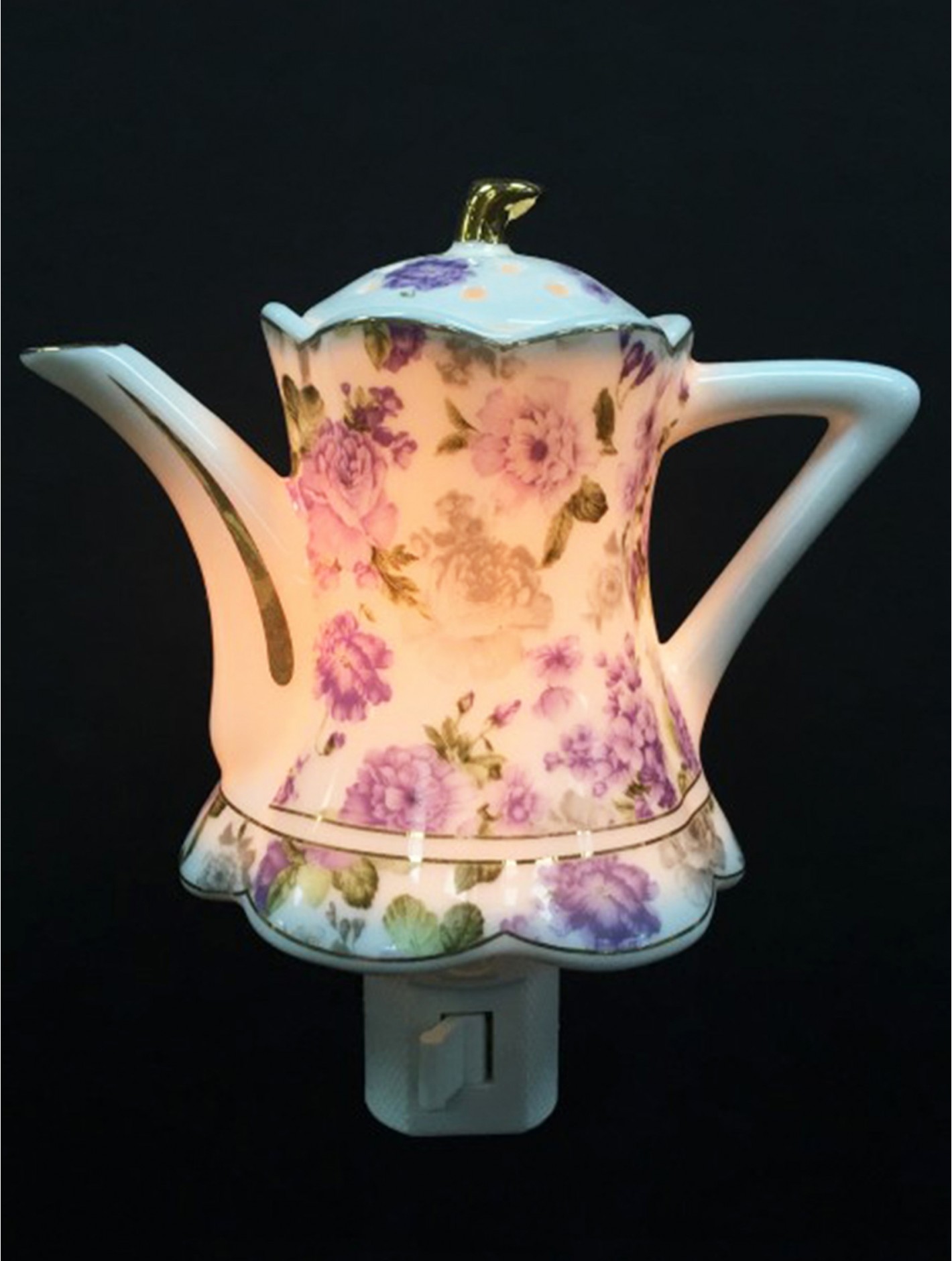 Porcelain Flower Night Light with Gift Box