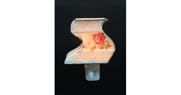 Porcelain Flower Night Light with Gift Box
