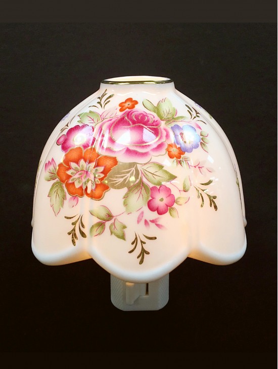 Porcelain Flower Night Light with Gift Box