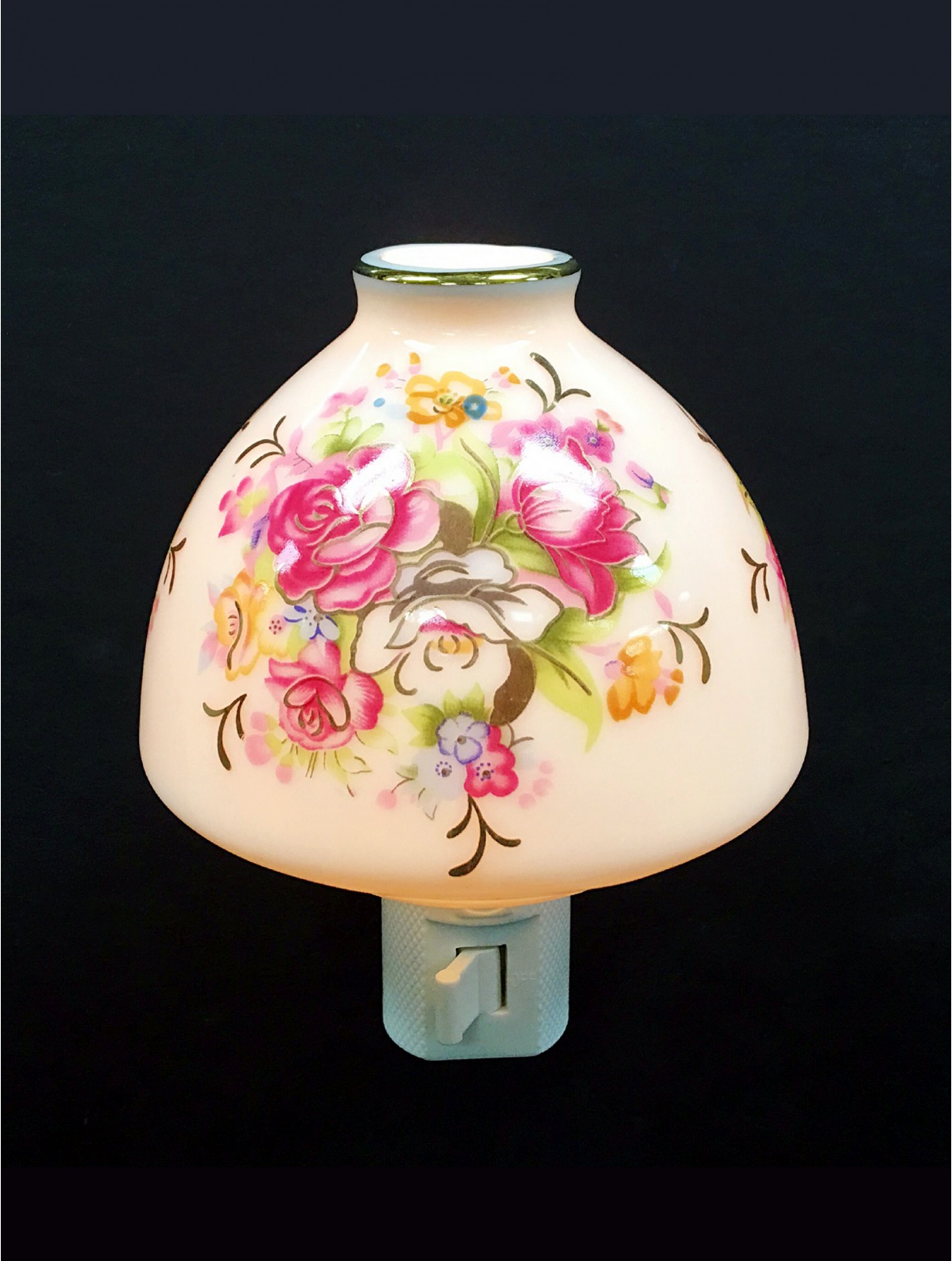 Porcelain Flower Night Light with Gift Box