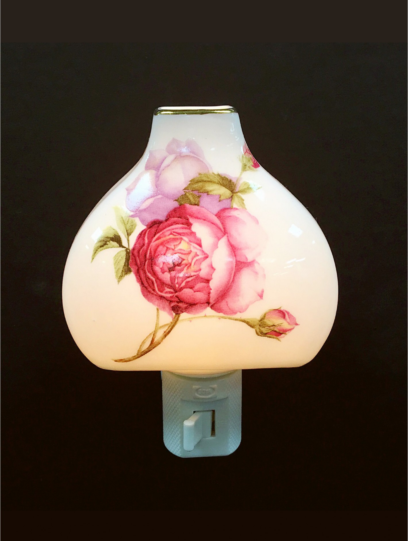 Porcelain Flower Night Light with Gift Box