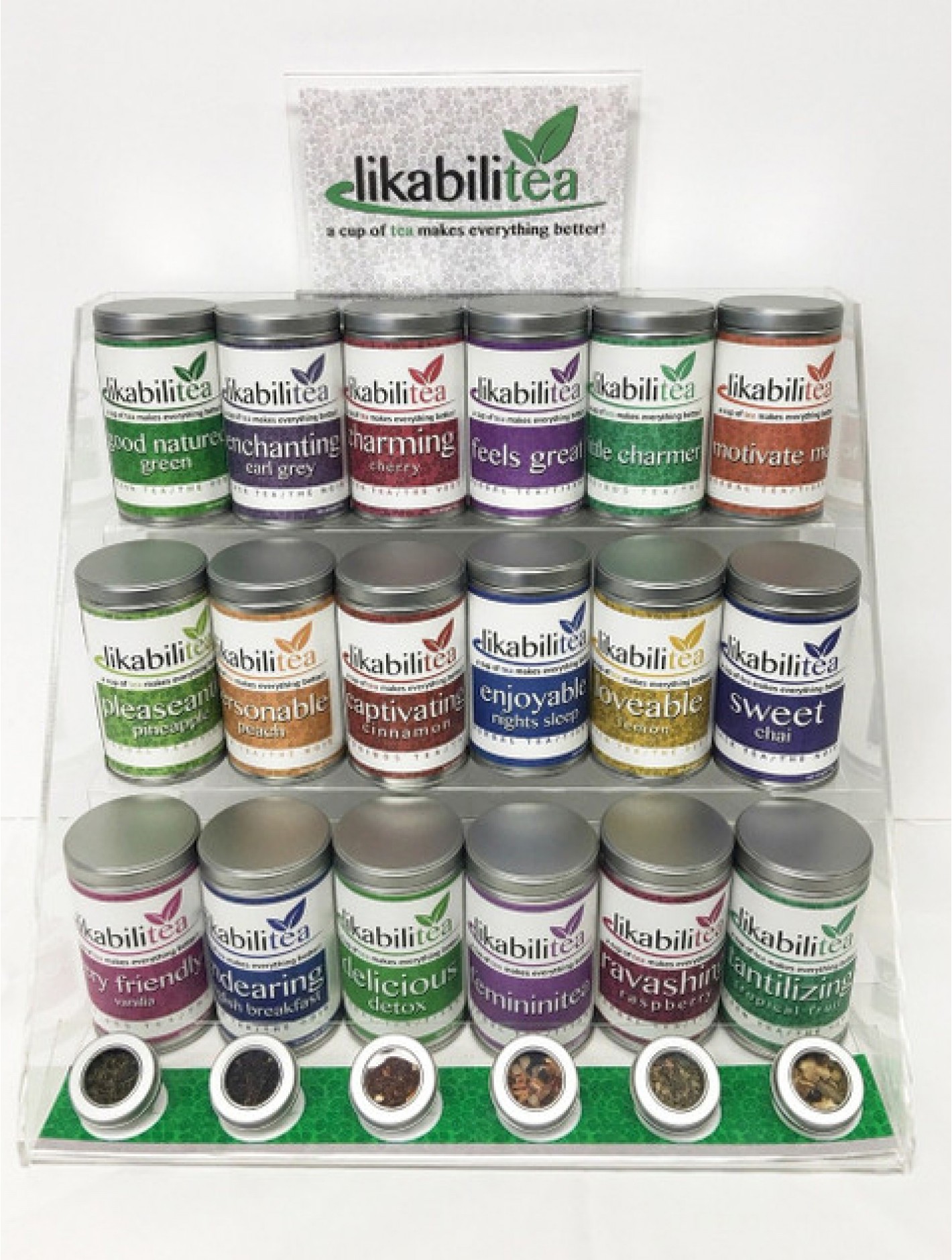 Preloaded Tea Display