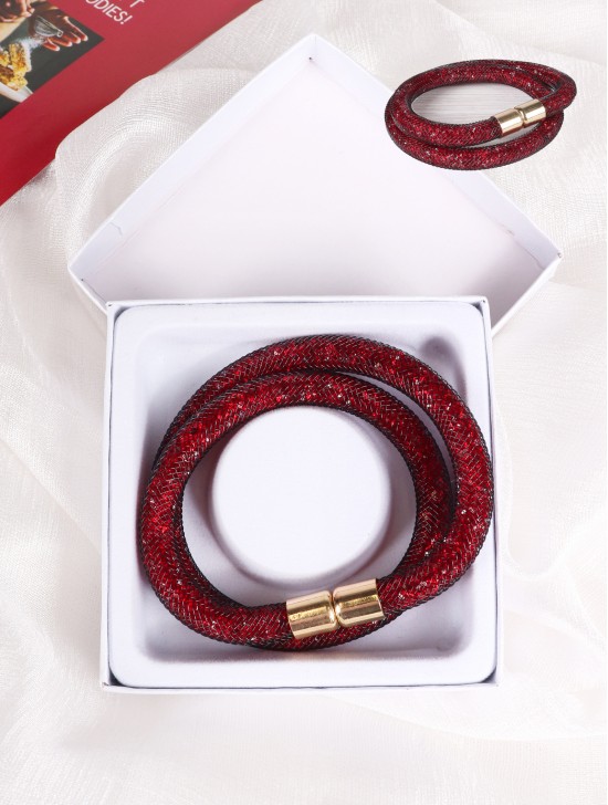 SPARKLE TUBE WRAP BRACELET With Gift Box