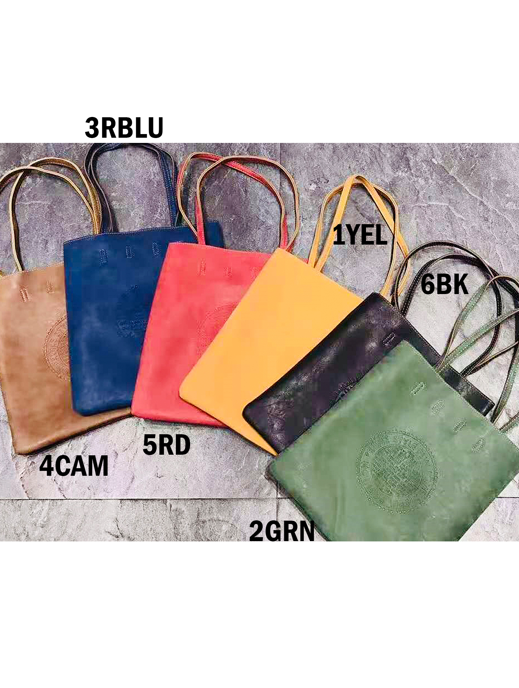 Solid Color Matte PU Tote Bag