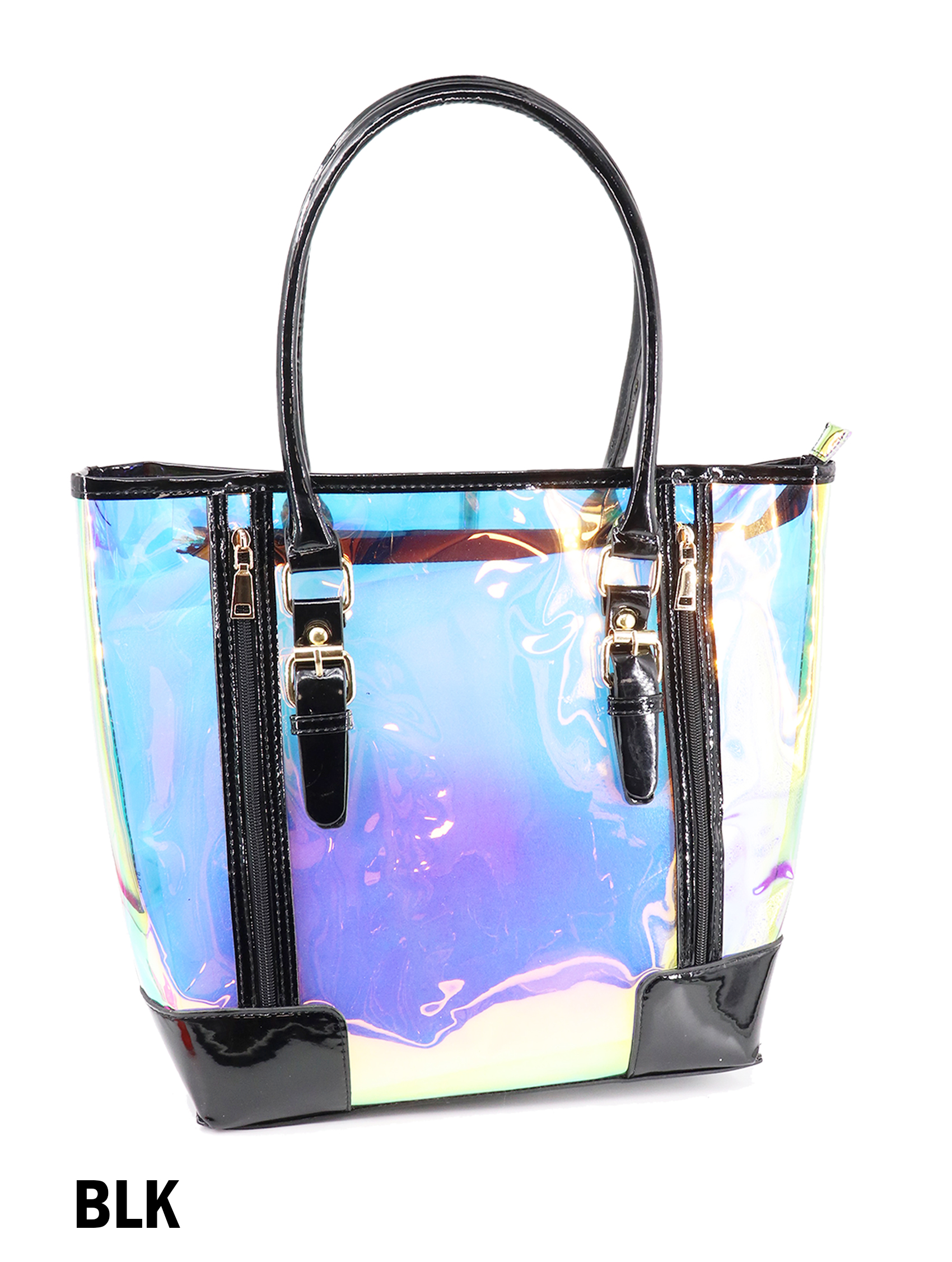 Fluorescent Tote Bag W/ Zip Closure