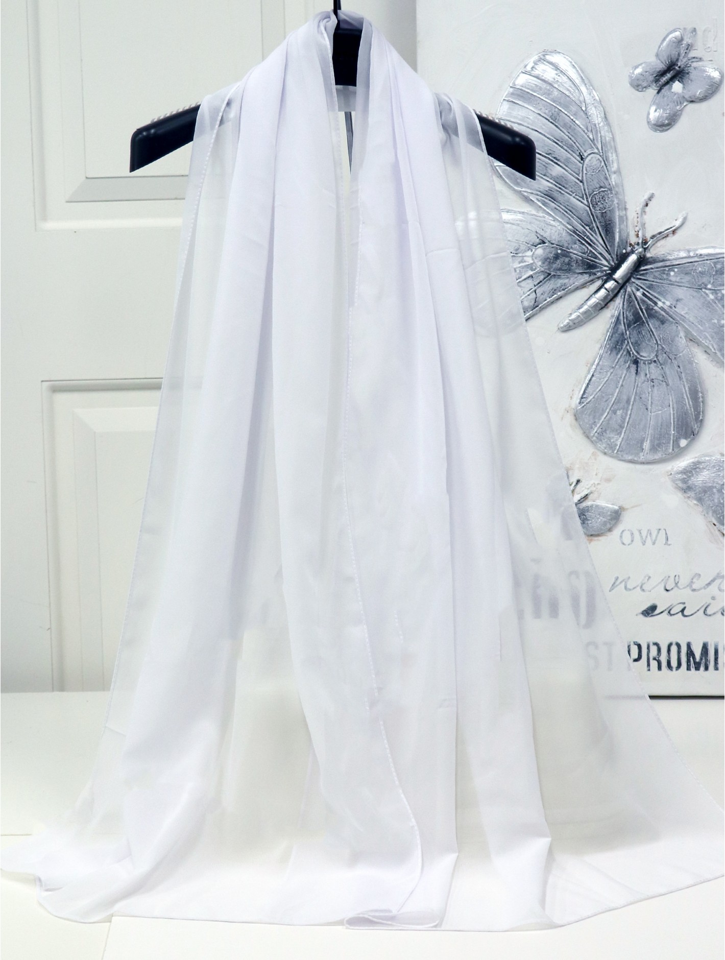 Solid Colour Chiffon Fashion Scarf