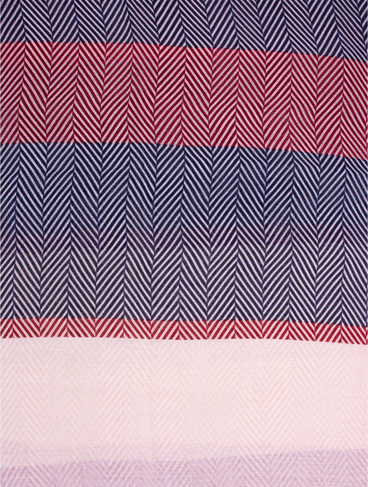 Linear Design Striped Scarf