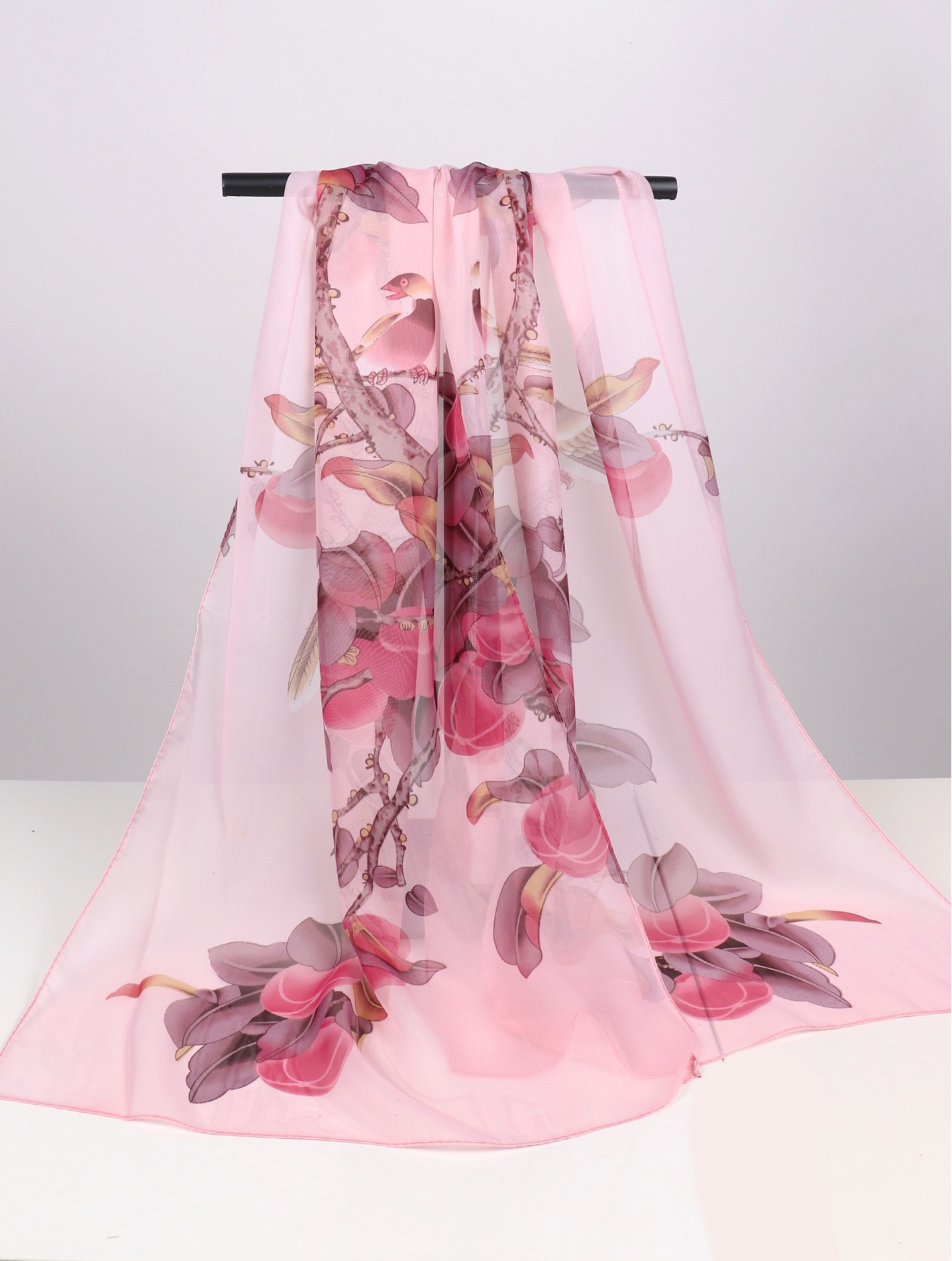 Chiffon Floral Fashion Scarf