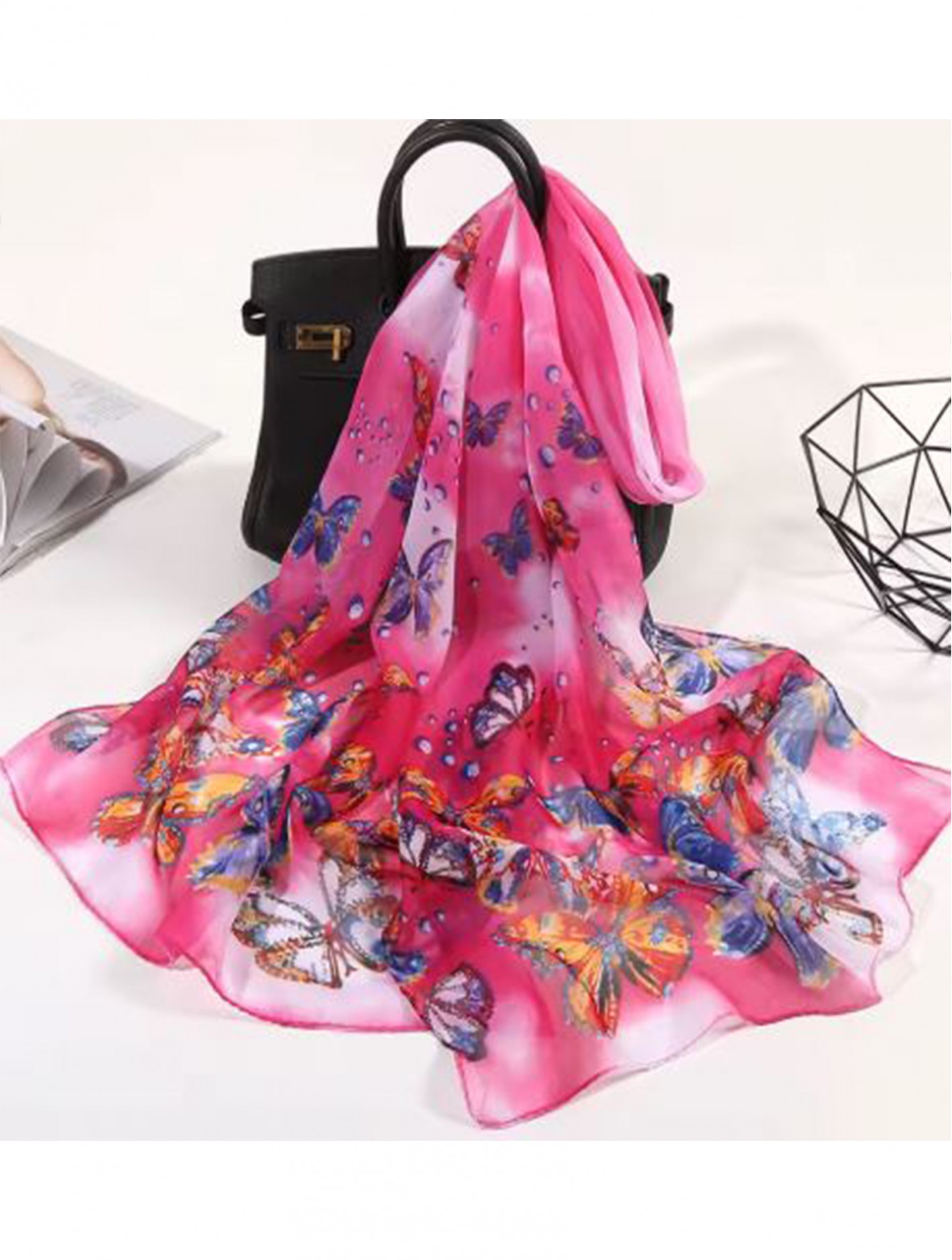 Chiffon Butterfly Fashion Scarf