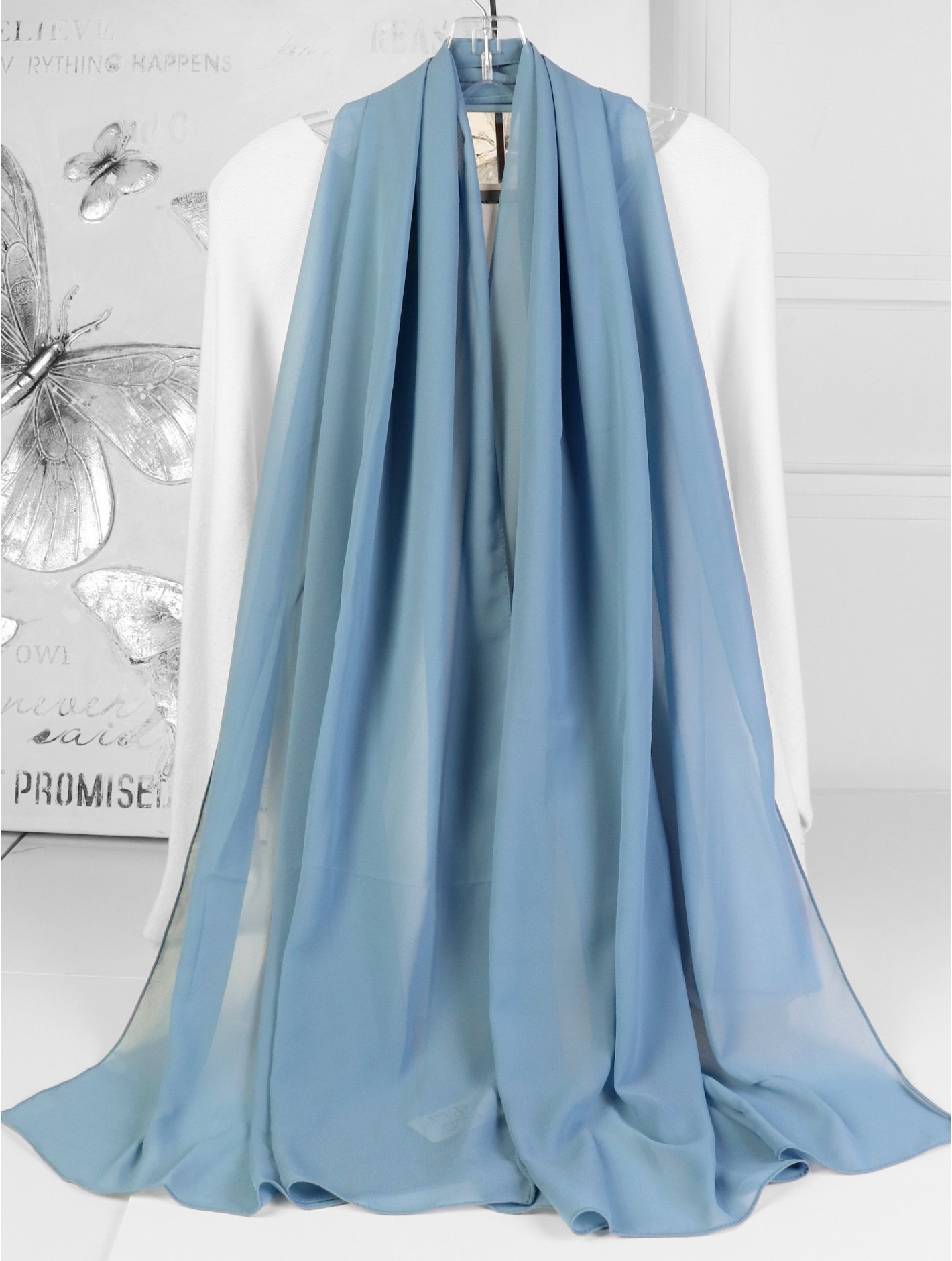 Solid Colour Chiffon Fashion Scarf