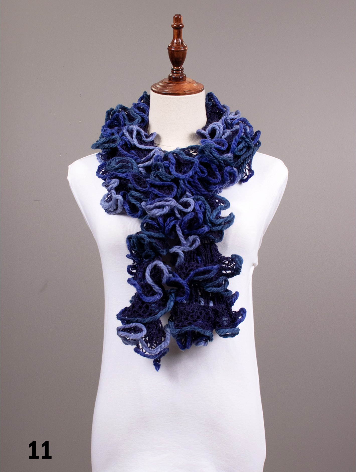 HAND-CRAFTED RUFFLE SCARF