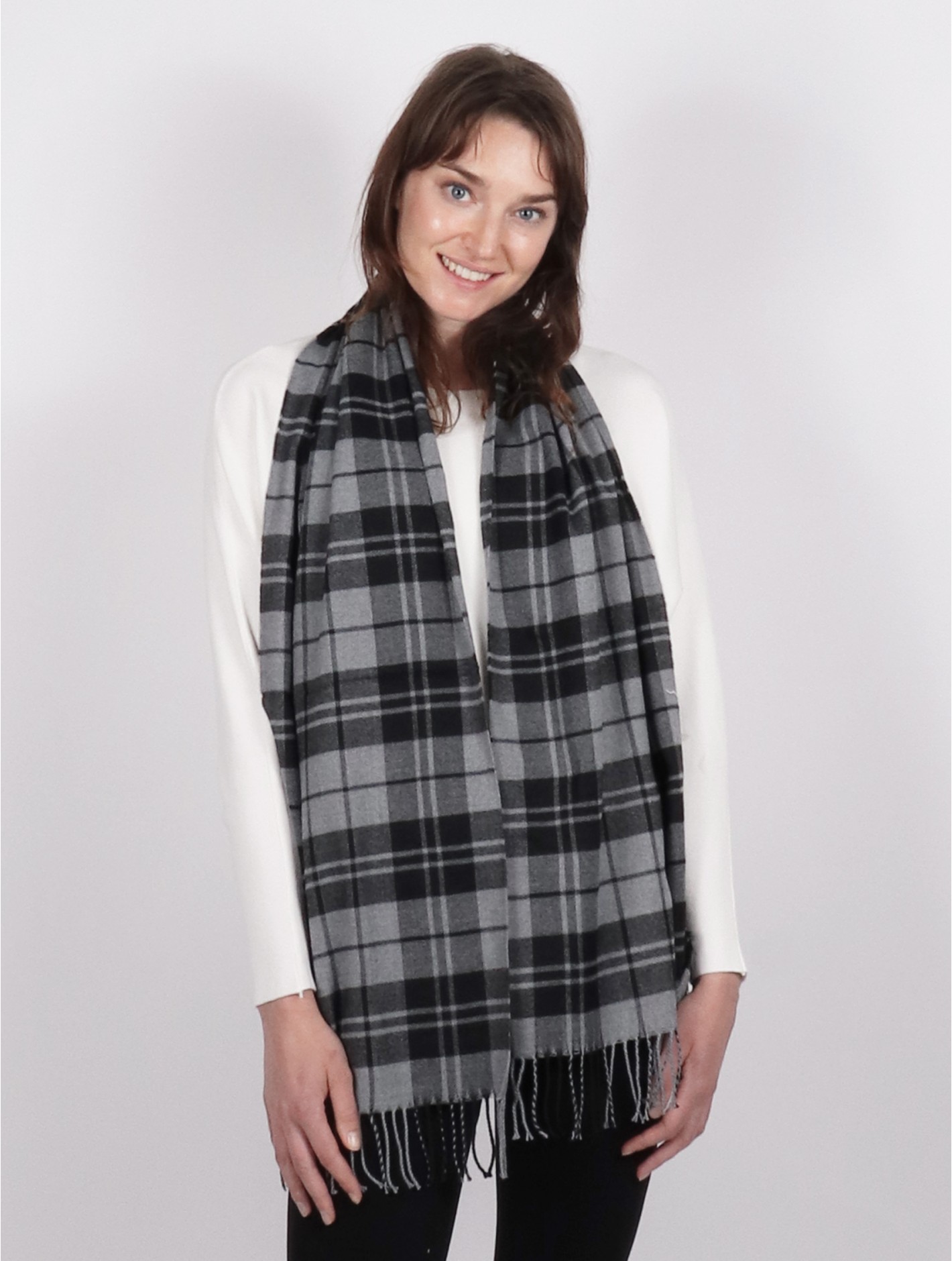 Fashion Plaid Premium Scarf