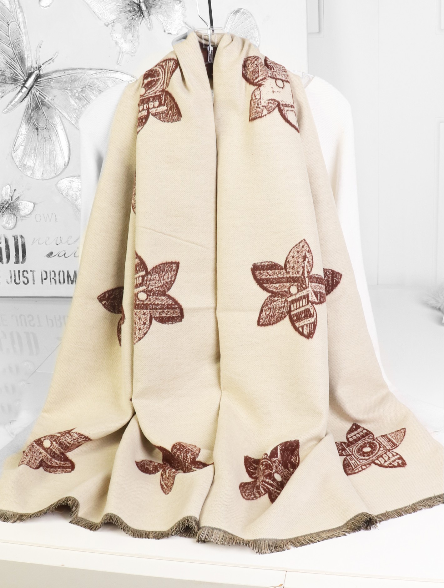 Cashmere Feeling Designer Inspired Premium Scarf