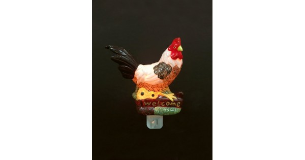 Rooster Night Light with Gift Box